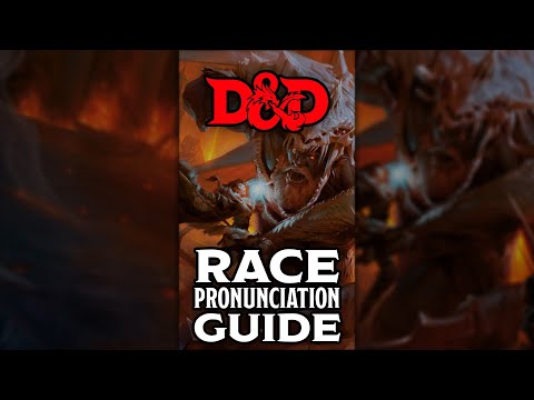D&D Race Pronunciation Guide #shorts