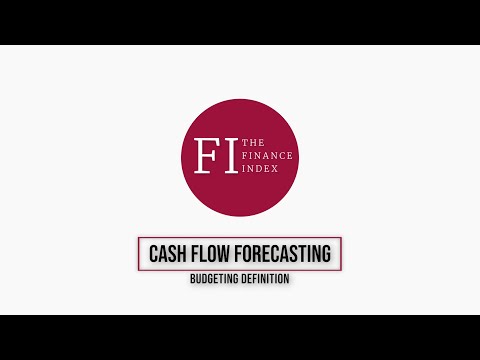CASH FLOW FORECASTING | BUDGETING DEFINITION | THE FINANCE INDEX