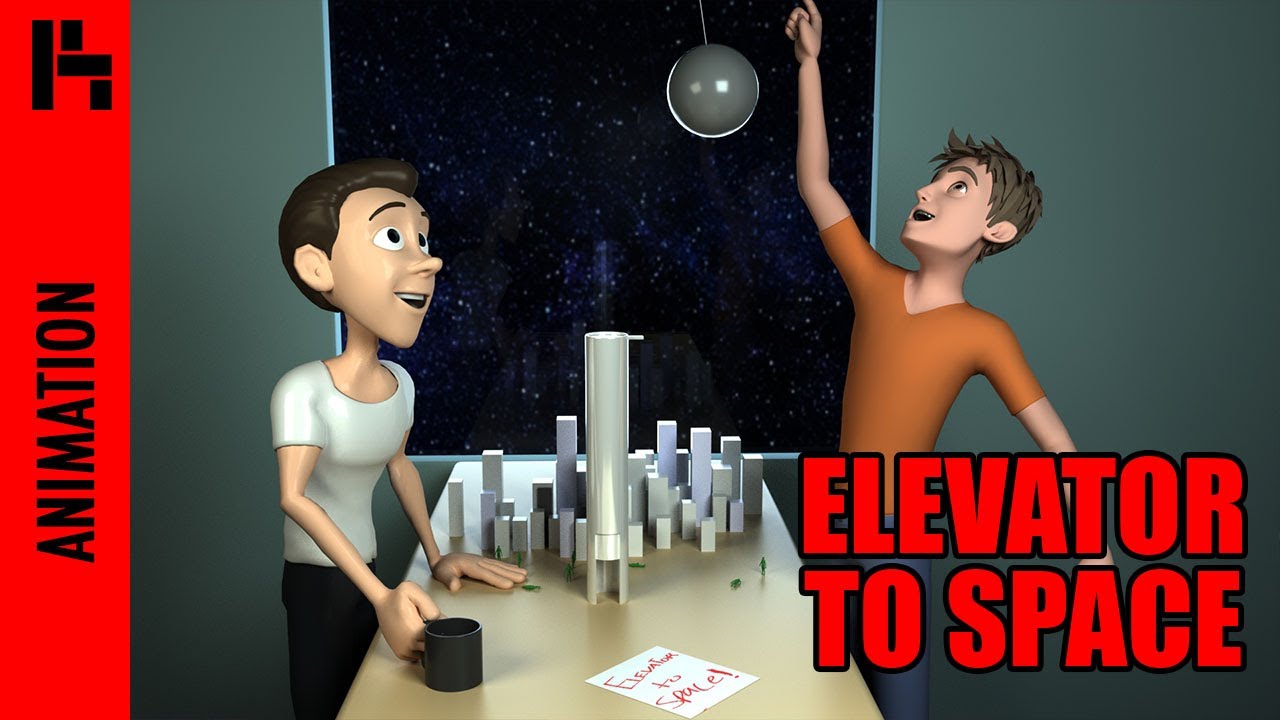 Elevator To Space Animation