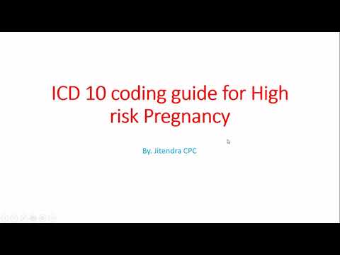 ICD 10 Coding Guide for High Risk Pregnancy