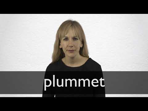 How to pronounce PLUMMET in British English