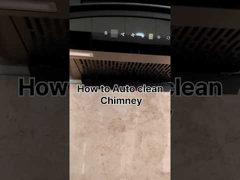 How to auto clean chimney #elica#chimneycleaning#shortvideo#chimney#how#howto#cleaning