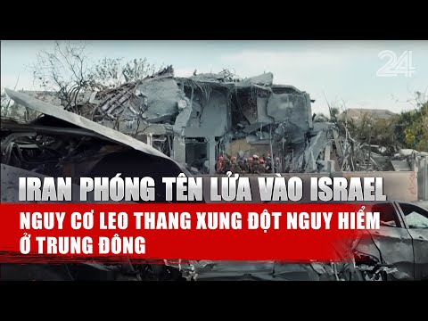 Iran phóng tên lửa vào Israel, nguy cơ leo thang xung đột nguy hiểm ở Trung Đông | VTV24