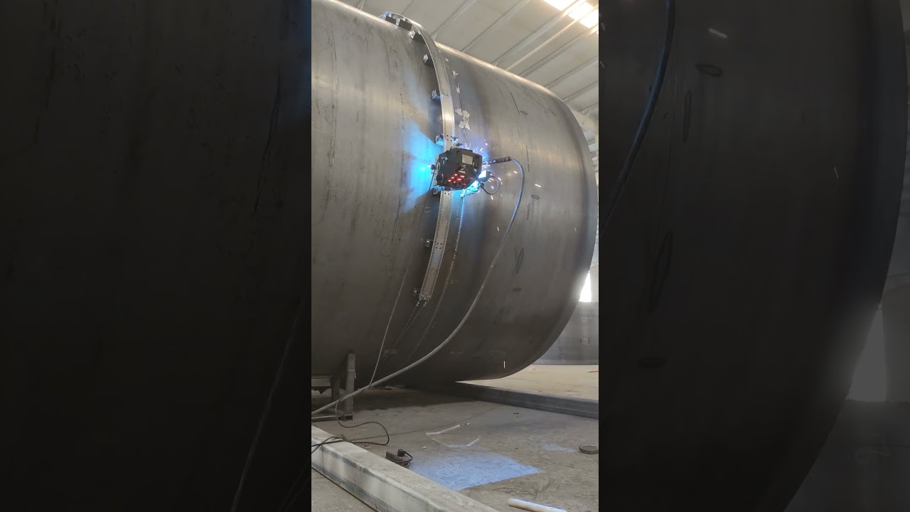 Automatic Tank Welder Orbital Crawling Welding Machine