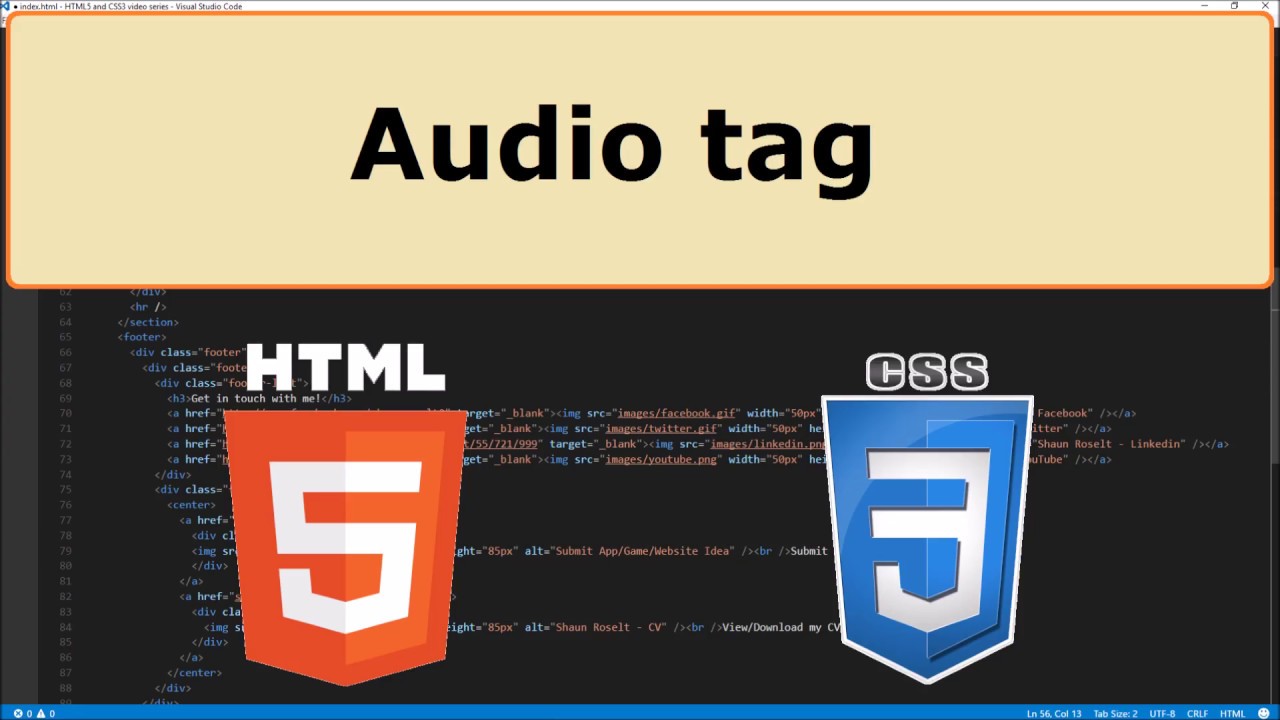 HTML5 and CSS3: 10 - Audio tag
