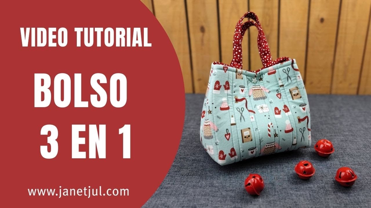NUEVO TUTORIAL: Bolso 3 en 1, ¡te encantará | Manualidades