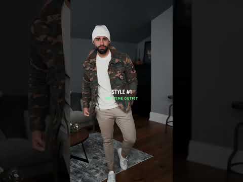 How to style khaki pants #mensfashion #shorts #fashion