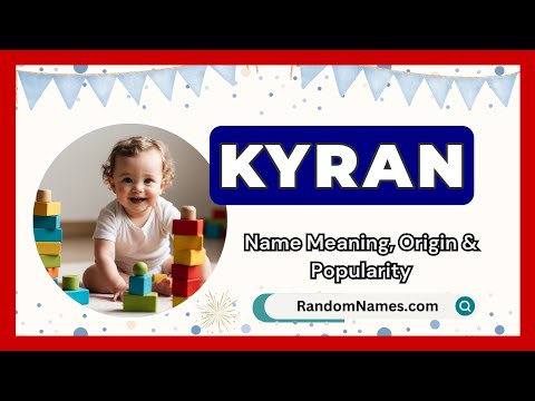 Kyran - Baby Boy Name Meaning, Origin & Popularity - RandomNames.com