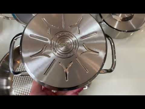 Bộ nồi vung inox Fissler Original Profi 6 món (4 nồi, 1 quánh, 1 chảo)