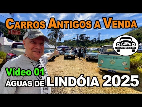 OLD CARS FOR SALE at the 10th Brazilian Antique Car Meeting in Águas de Lindóia - June/2025