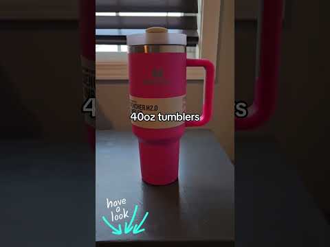 Stylish 40oz tumblers with handle #fok