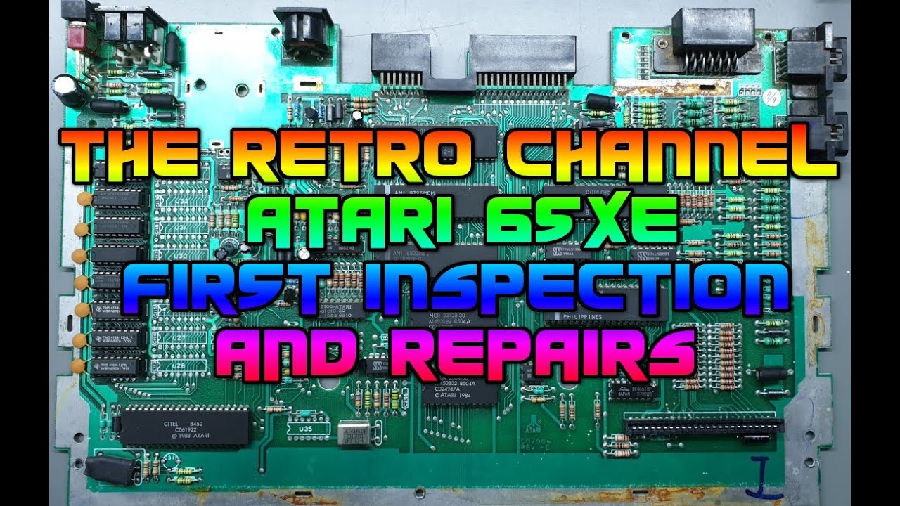 Atari 65XE first inspection and beginning repairs