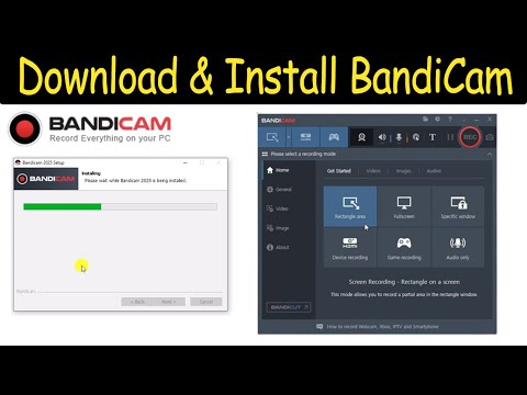 How to Download & Install Bandicam Screen Recorder | BandiCam