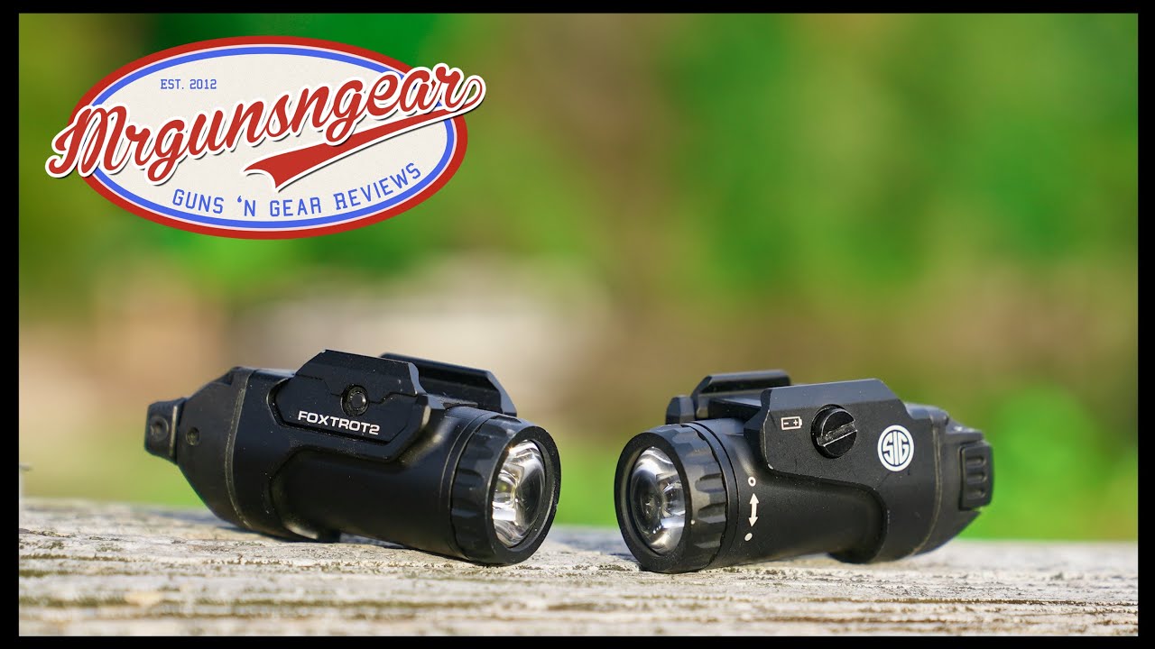 Sig Sauer Foxtrot1X & Foxtrot2 Compact Weapon Light(s) Review 🔦