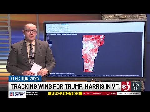 How did Vermont towns swing in the presidential race?