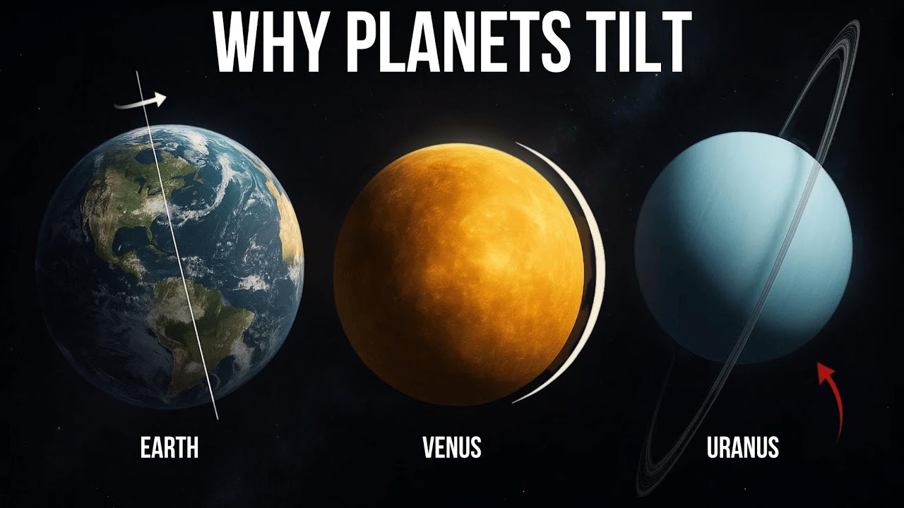 Why Do Planets Spin In Different Directions And Have Tilted Axes | 4K