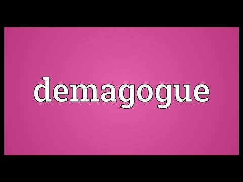 Demagogue Meaning