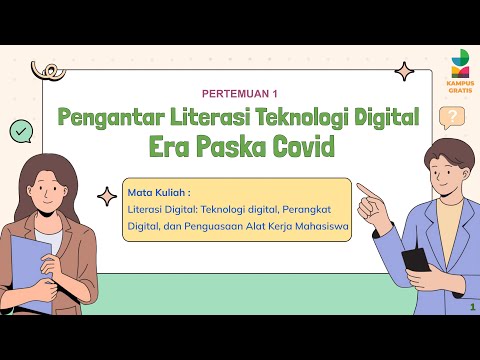Pengantar Literasi Teknologi Digital: Silabus Literasi (Mata Kuliah: Literasi Digital, Video 1/9)