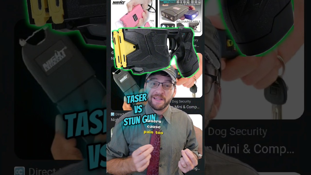 Taser vs stun gun, how they both work #history #military #cops #weapons  #fight #scifi