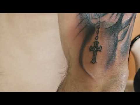 PRAYING HANDS AND ROSARY TATTOO BY BORIS KURYAKIN JANUARY 01, 2018
