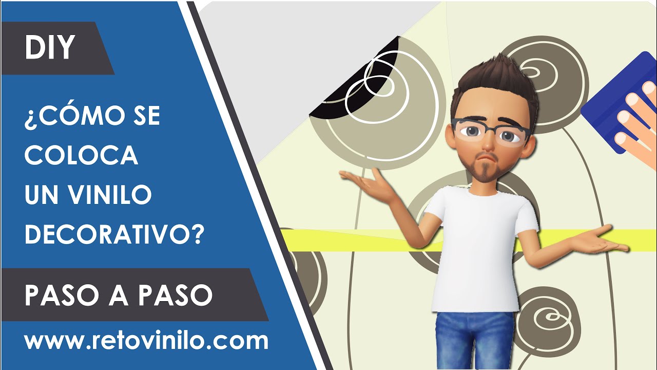 ¿Cómo se coloca un vinilo decorativo?