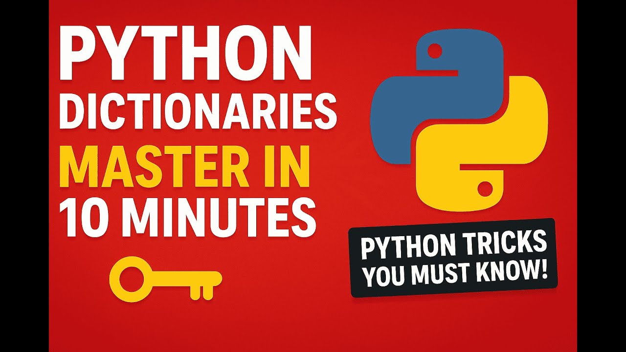 Python Dictionaries Tutorial | Keys, Values & Everything You Need !
