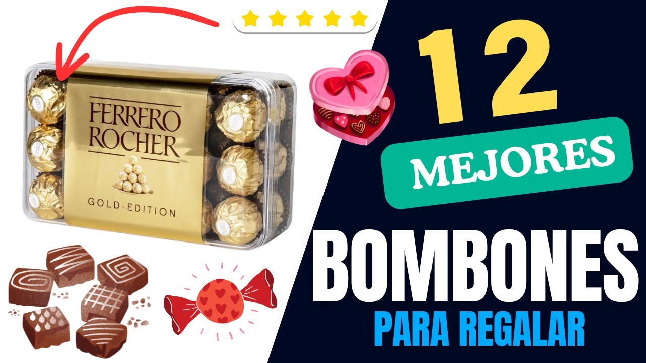 Los 12 MEJORES BOMBONES para regalar de Amazon