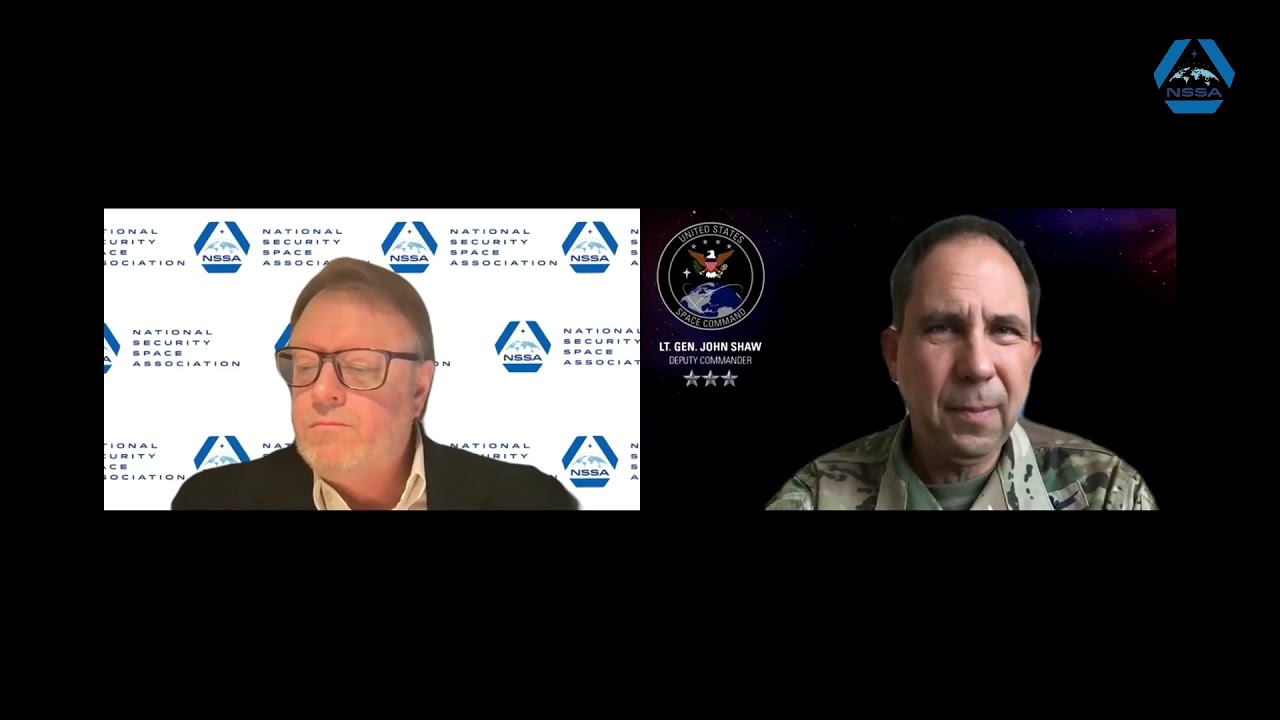 NSSA SpaceTime with Lt  Gen  John Shaw