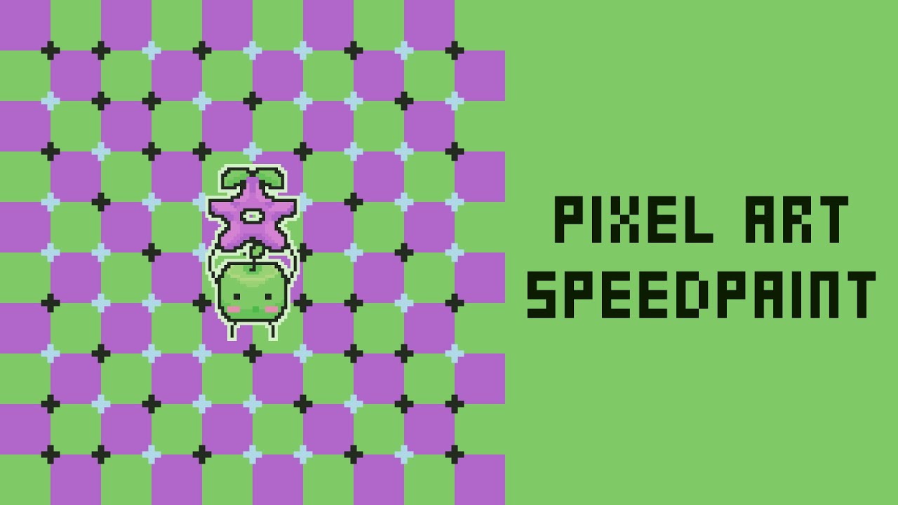 Junimo (Stardew Valley) pixel art Speedpaint