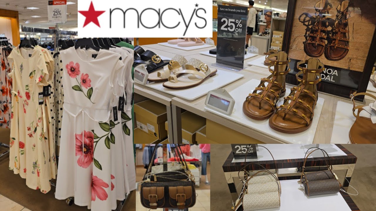 MACY'S NEW DESIGNER SHOES ARRIVAL, MARKDOWN SALE, MICHAEL KORS FESTIVE WOMEN'S STYLES SHOES HANDBAGS