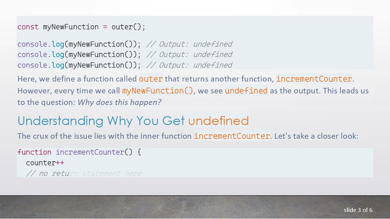 Understanding undefined in JavaScript: Function Return Values Made Simple