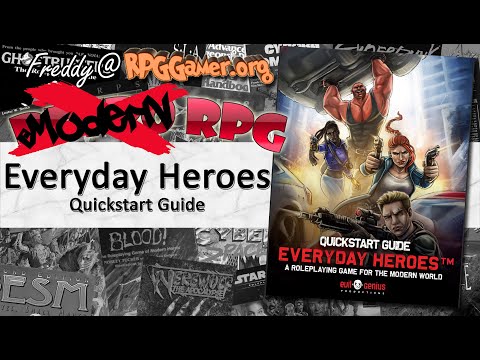 Everyday Heroes: Quickstart Guide (Evil Genius Productions, 2022) | Modern RPG