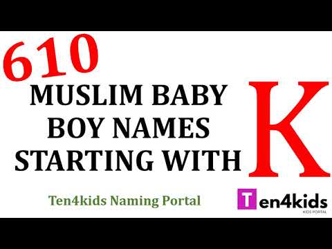 600+ Popular Muslim Baby Boy Names Starting with K