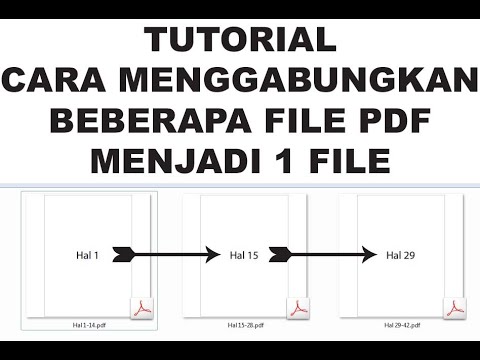 Tutorial Cara Menggabungkan file PDF menjadi 1 halaman di Adobe Acrobat Proffesional