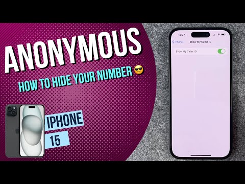 IPhone 15 - How to hide your Phone number • 📱 • 👤 • 📞 • Tutorial