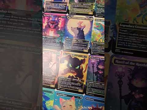 Fanmade chibi anime PROXY mtg cards ♥️#chibi #anime #fanmade #custom #cute #games
