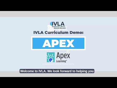 IVLA's Apex Learning curriculum demo