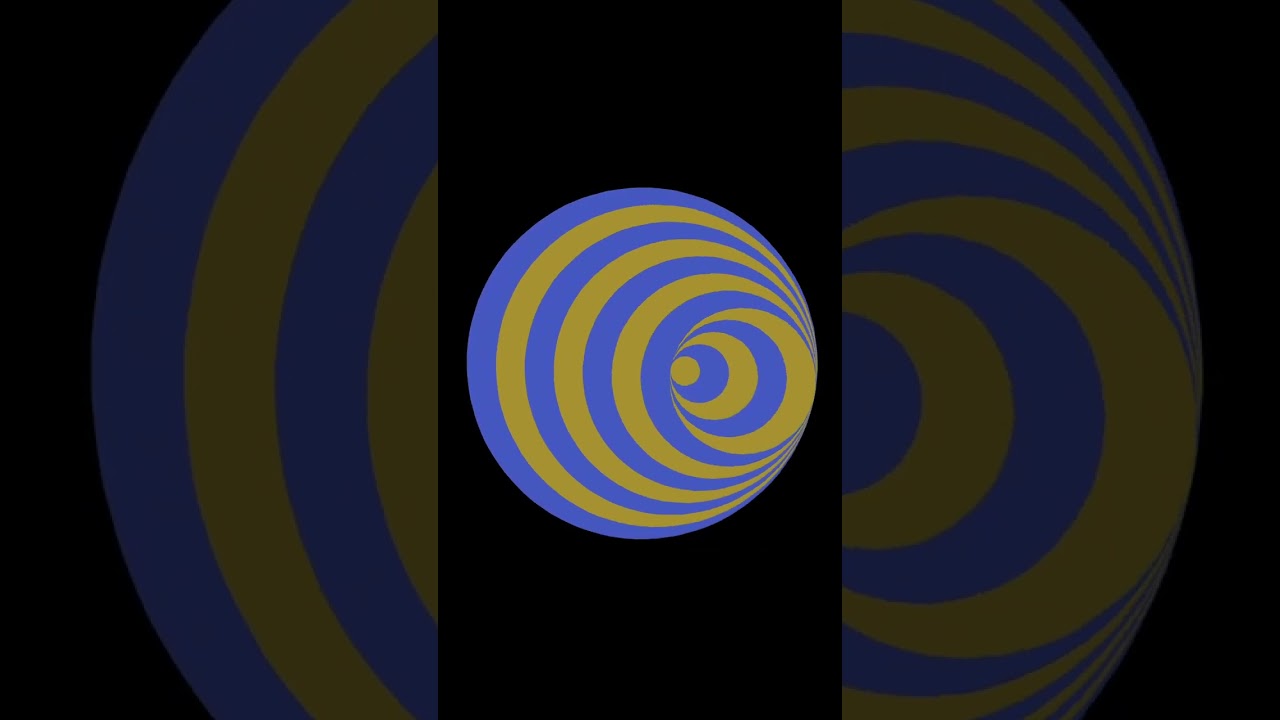 Illusion: Stereokinetic Effect with Python Turtle (Source Code in Description)