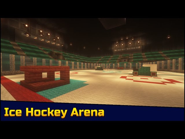 Pixel Gun 3D - Ice Hockey Arena Minecraft Map
