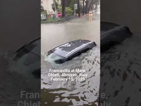 Francavilla al Mare, Chieti, Abruzzo, Italy February 15, 2025 #foryou #shortsvideo