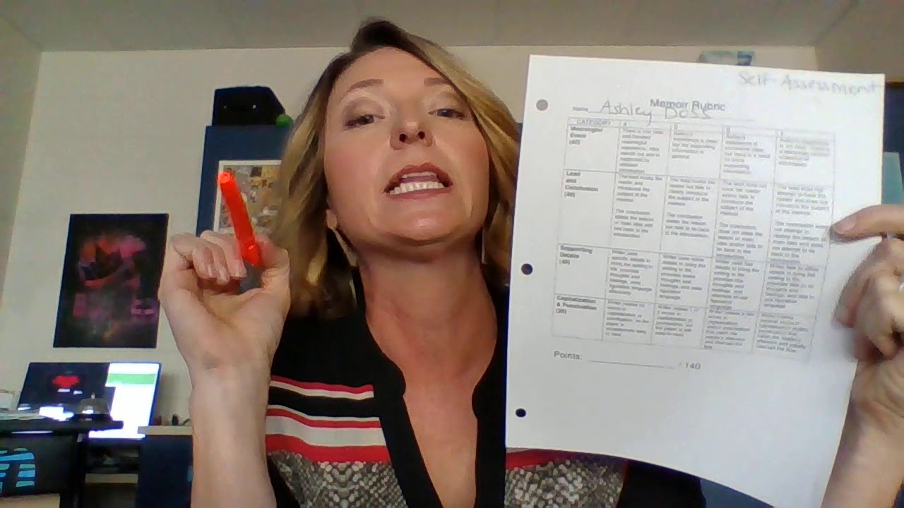 Using a Rubric to Self-Assess