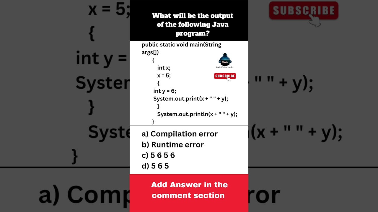 What will be the output of the following Java program?