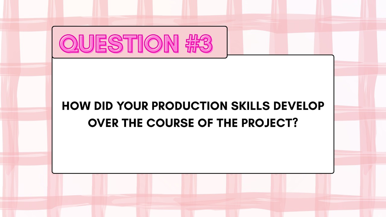 AICE Media Studies Critical Reflection | Question #3