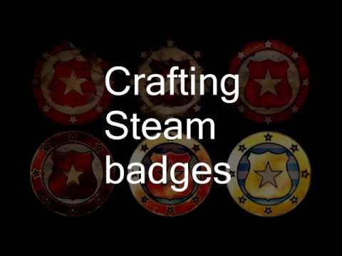 [Steam] How To Craft Steam Badges + Crafting First Badge