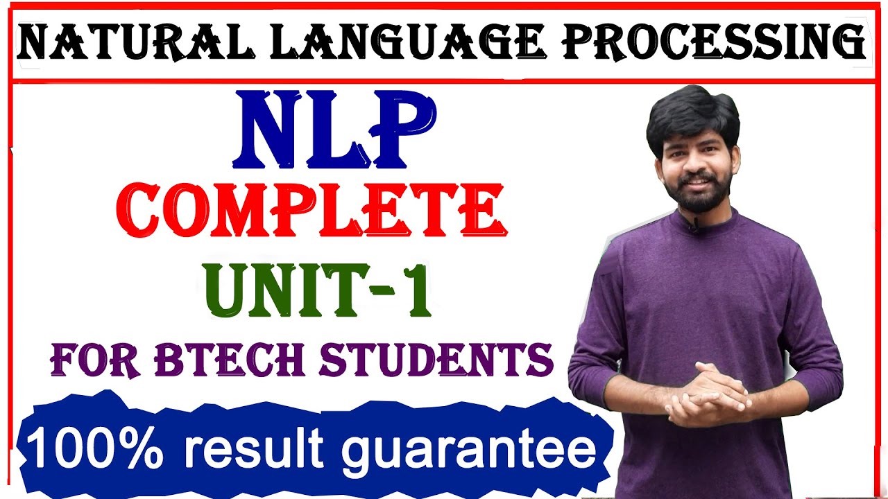 Natural language processing | NLP | complete unit 1 | Btech | NLP Subject unit 1