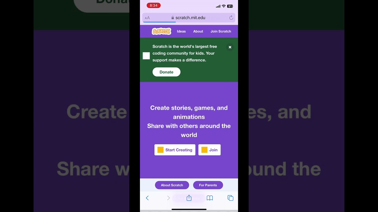 How to find a search bar in scratch