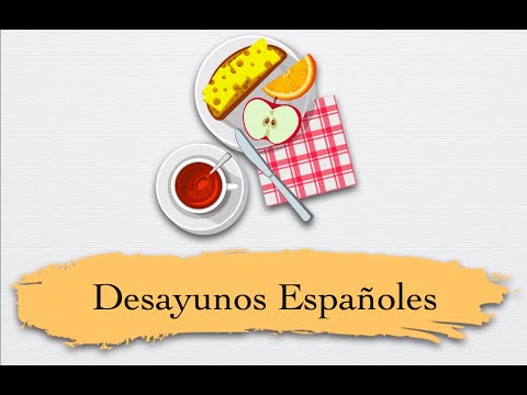 Popular Spanish breakfast + vocabulary