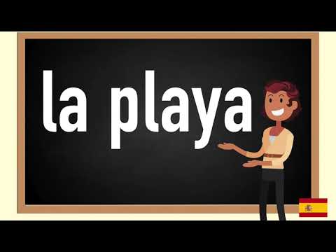 How to pronounce la playa in Spanish