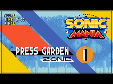 Steam Community :: Video :: Sonic Mania - Press Garden Zone - Act1 & Act2