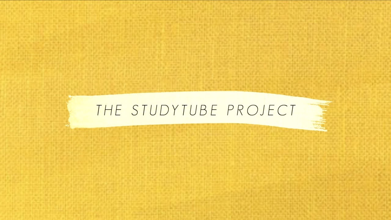 WELCOME TO THE STUDYTUBE PROJECT